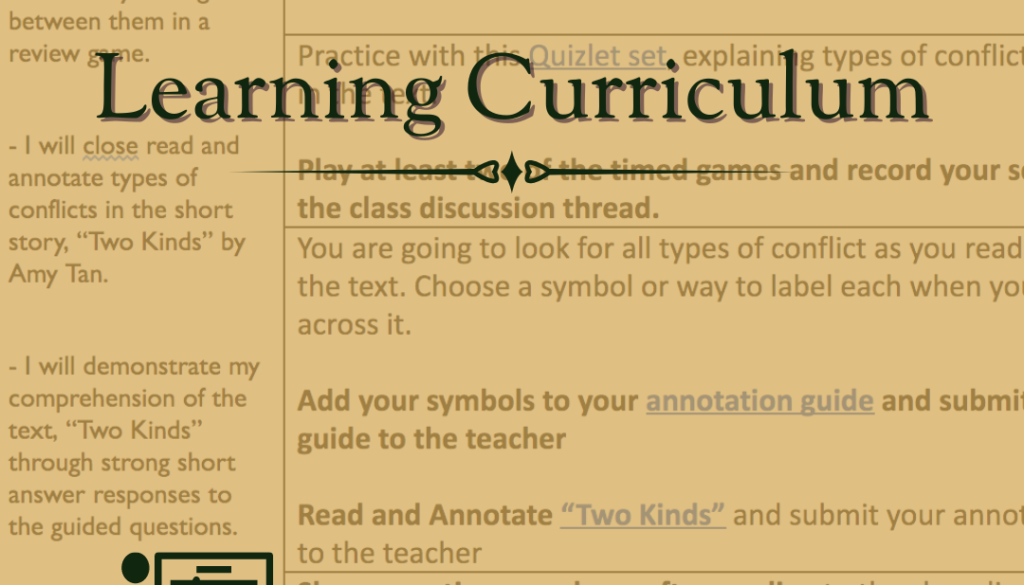 10th Grade ELA Distance Curriculum Donnalie Jamnah